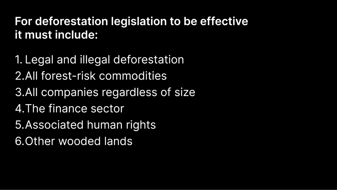 What makes an effective law to stop commodity-driven deforestation ...